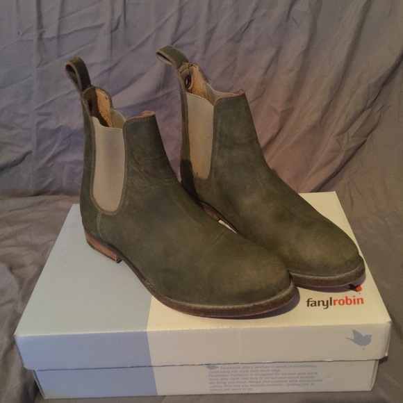 Shoes | Faryl Robin Janice Style Olive Boot Size 8 | Poshmark